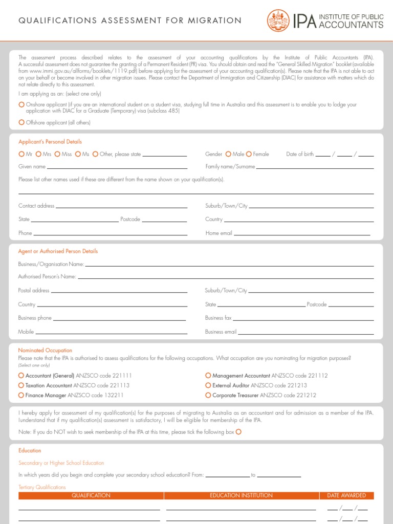 Assessmentmigrationform Web3 | PDF | International English Language ...
