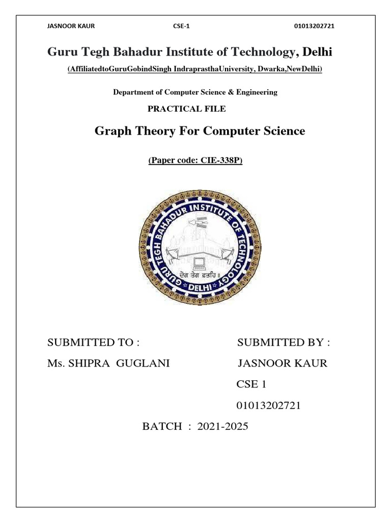 GTCS Jess | PDF | Theoretical Computer Science | Applied Mathematics