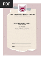 Kertas Percubaan SPM 2023: Bahasa Inggeris | PDF | Adolescence