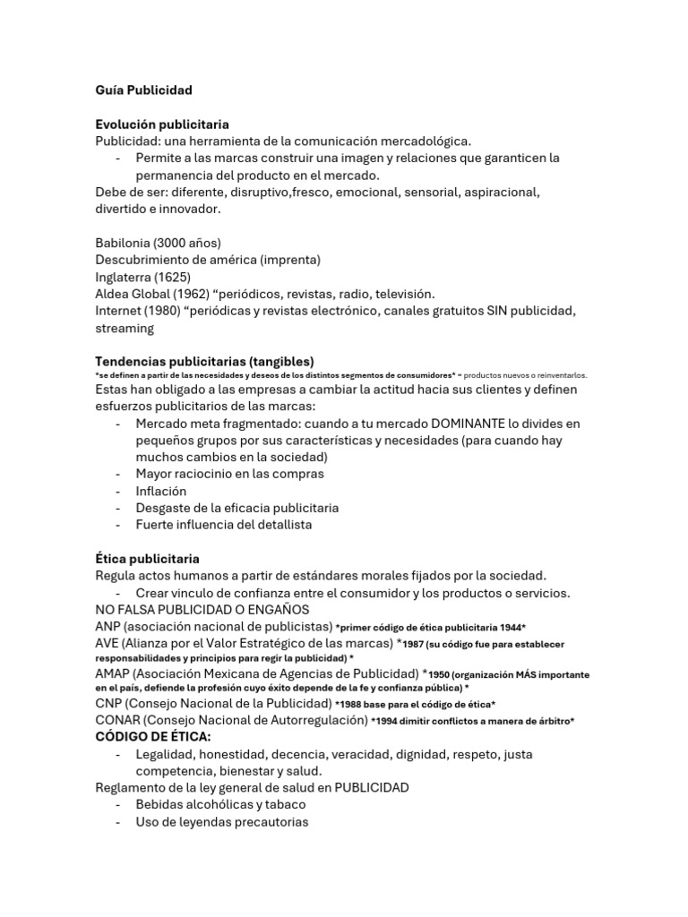 Guía Publicidad | PDF | Publicidad | Los consumidores