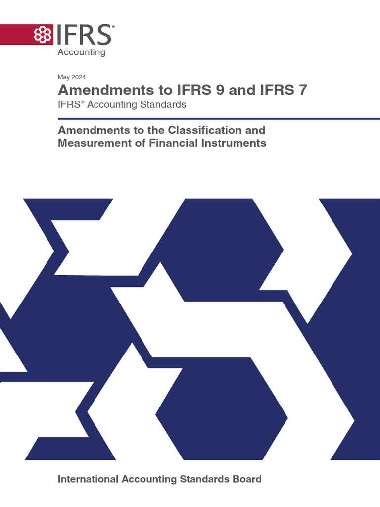 IASB 2024 - 2 - Cmfi - Ifrs7 - Ifrs9 | PDF | Fair Value | Interest