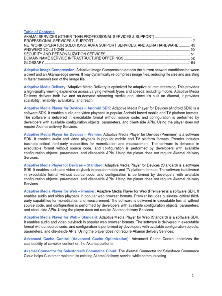 Akamai Services Descriptions | PDF | Domain Name System | I Pv6
