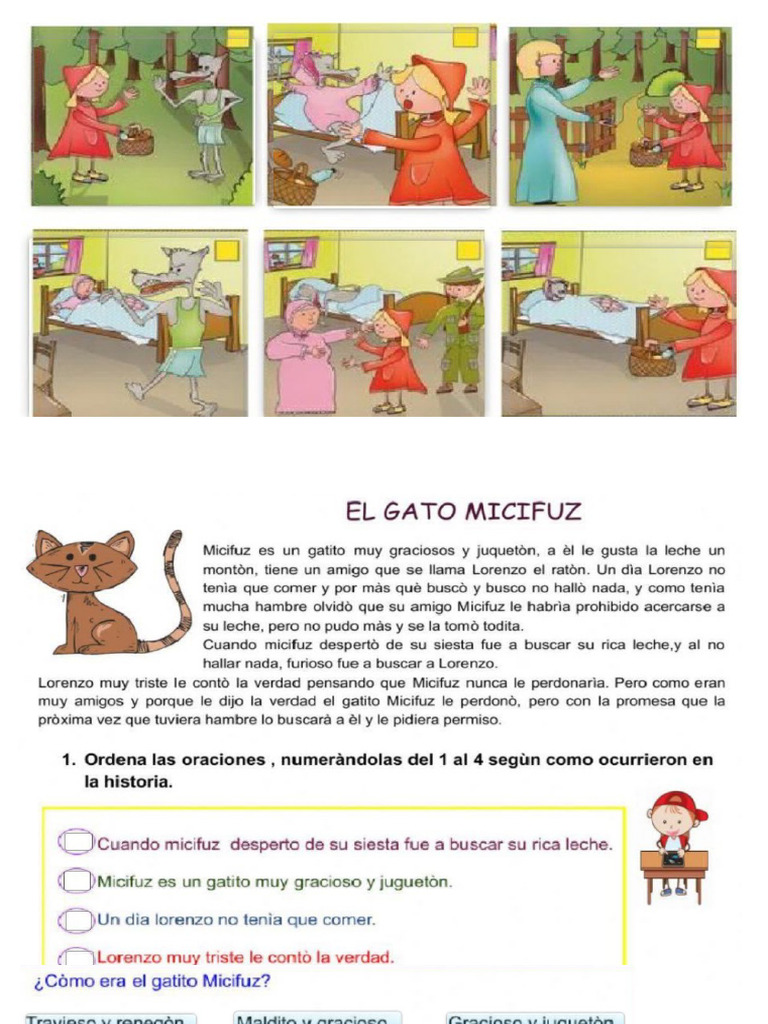 Secuencia y Comprension | PDF