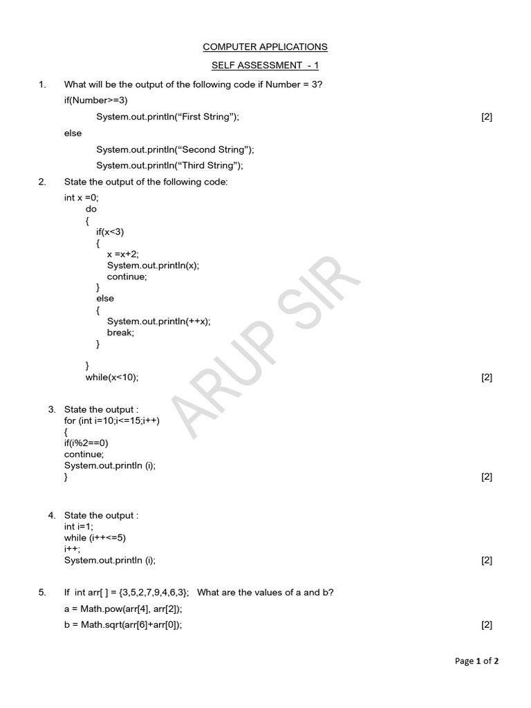 Computer Wrksheet | PDF | Software Engineering | Computer Programming Computer Wrksheet | PDF | Software Engineering | Computer Programming