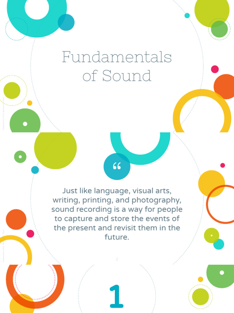Module 2 - Fundamentals of Sound | PDF | Phonograph | Tape Recorder