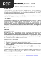 Air Test Proforma for Drainage Systems | PDF