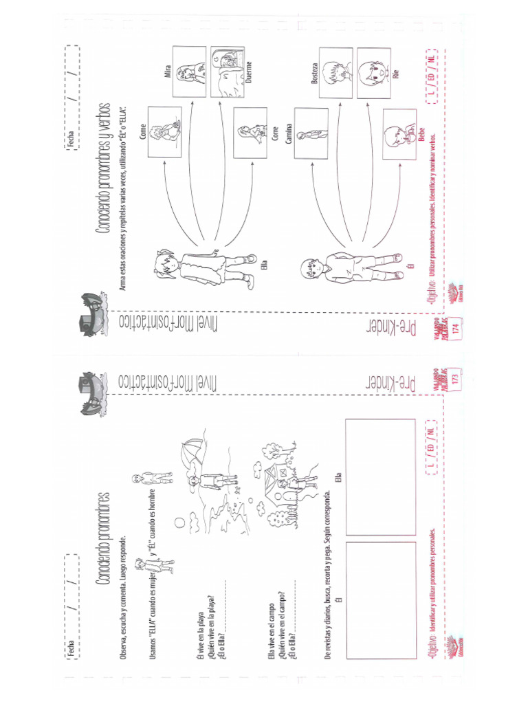 Conociendo Pronombres Personales | PDF