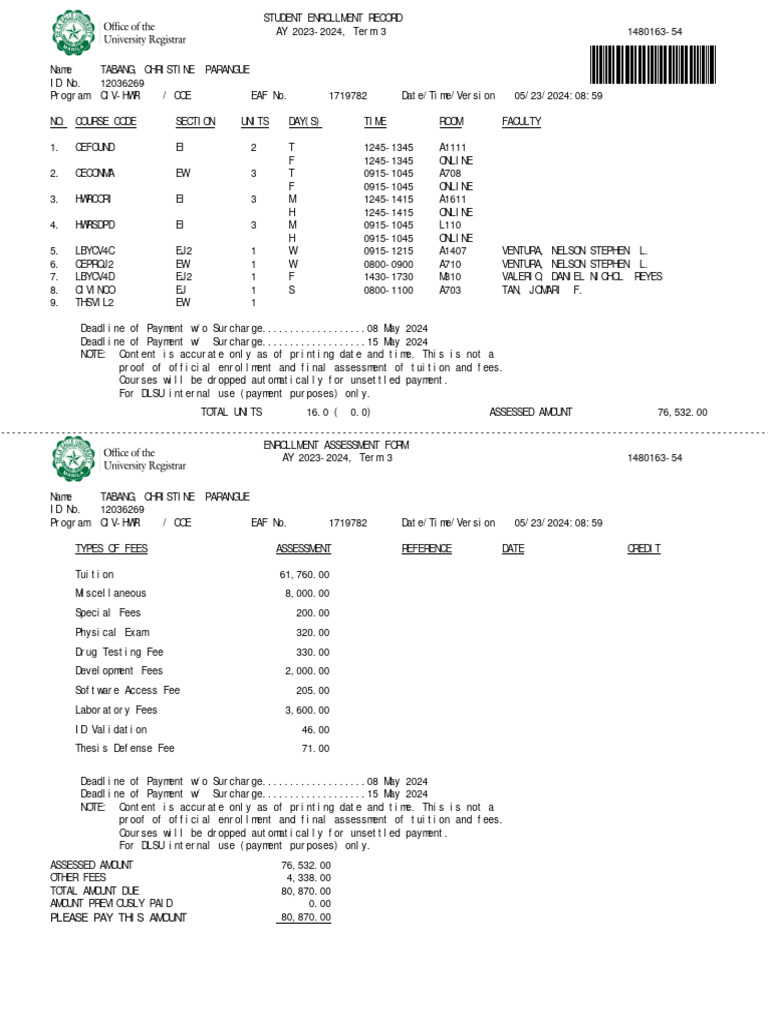 Please Pay This Amount | PDF | Fee | Payments