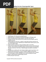 Gufoni Maneuver Instructions for BPPV | PDF | Bed