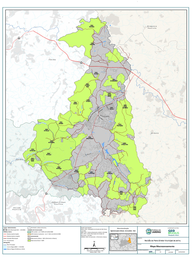01 Mapa Macrozoneamento Jarinu A1 v2 | PDF | Planejamento urbano | Planejamento