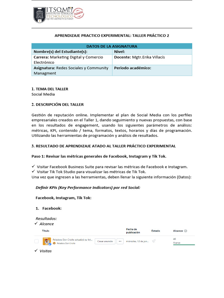 Formato Taller 123 | PDF | Informática