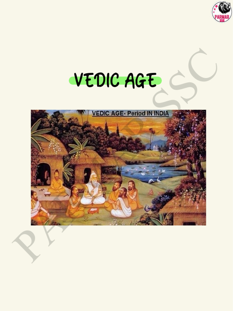 221) Vedic Age (GK - History) | PDF | Vedas | Indian Religious Texts