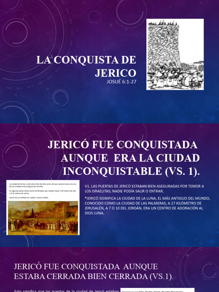 LA CONQUISTA DE JERICO | Descargar gratis PDF | Joshua | Contenido bíblico