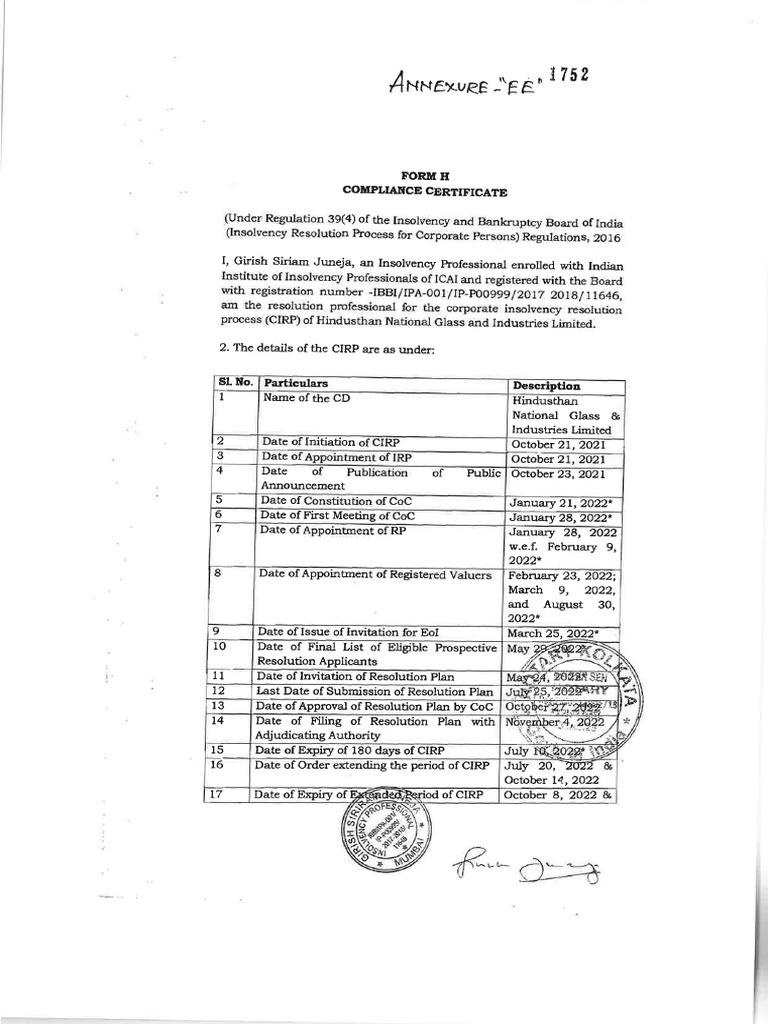 Form H | PDF