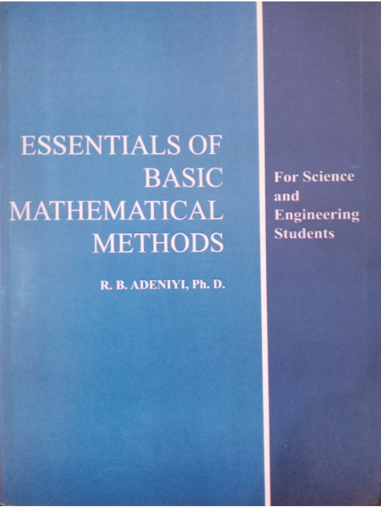 Mathematical Methods TB | PDF