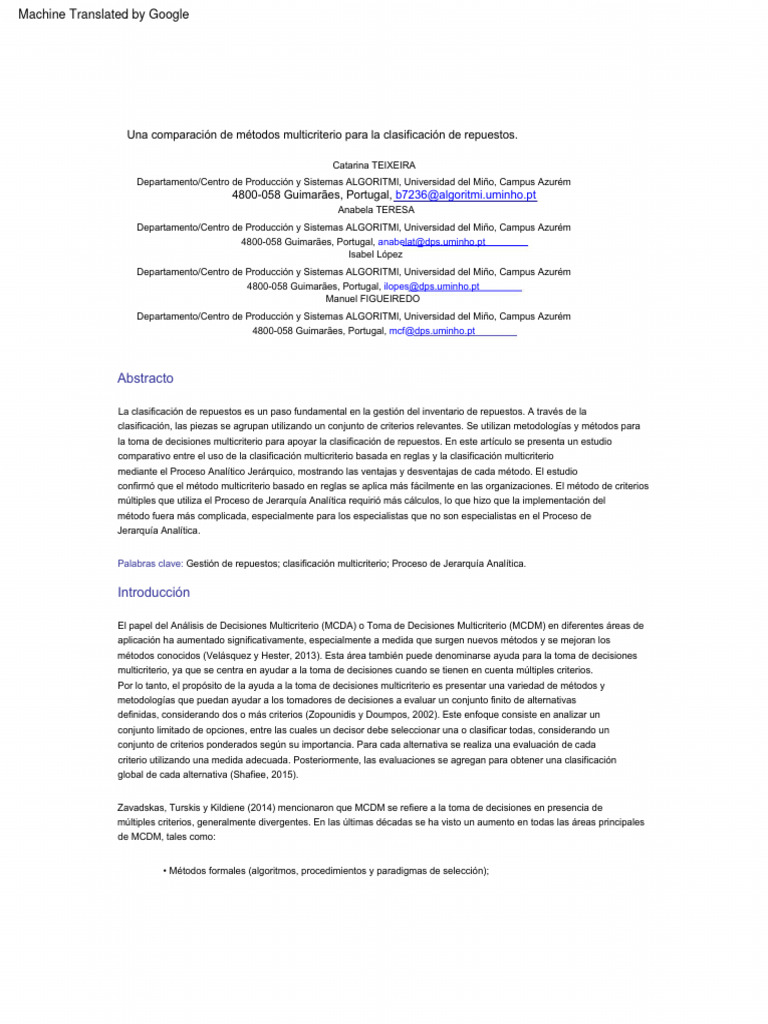 #1672 - A Comparison of Multi-Criteria Methods For Spare Parts ...
