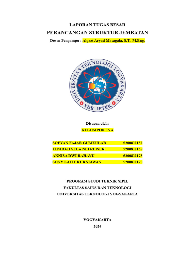 Laporan Tugas Besar Kel 10 PSJ | PDF