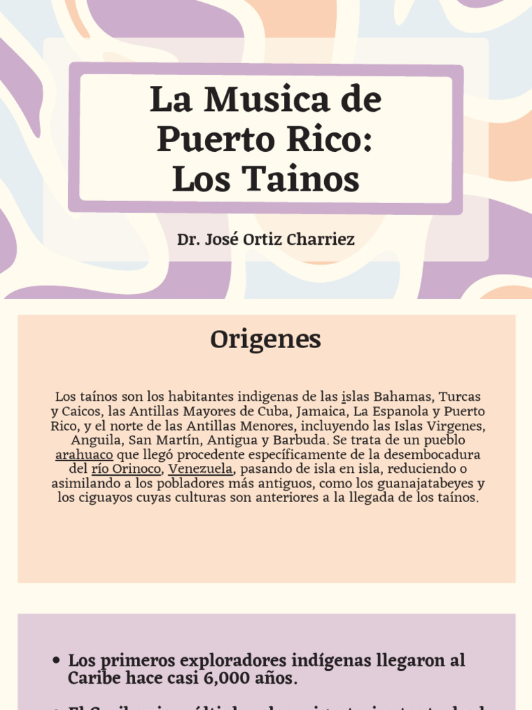 La Música de Los Taínos | PDF | caribe