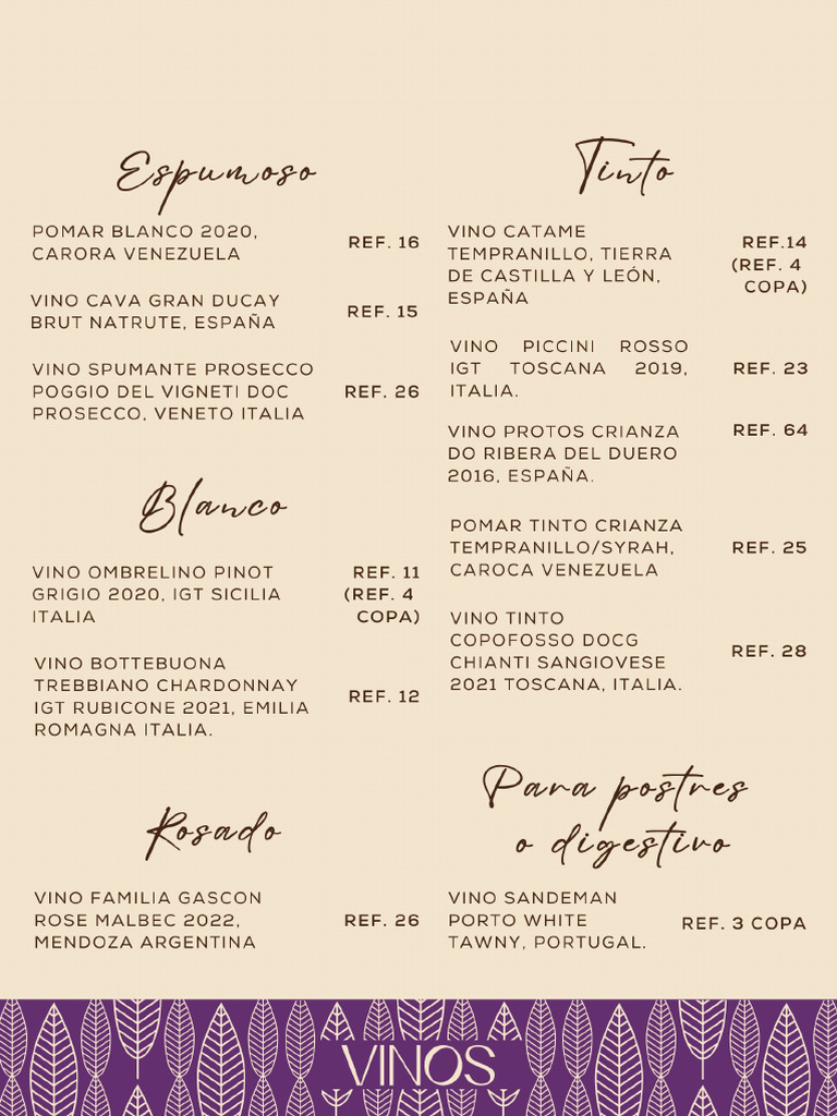 VINOS | PDF