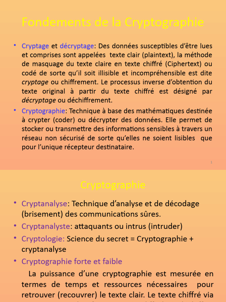 Crypto 80218 | PDF | Cryptographie | Cryptanalyse