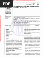 Nbr-12779 - Inspecao em Mangueiras | PDF | Pressão