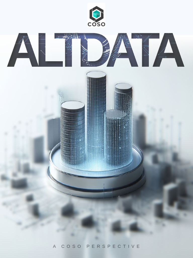 COSO ERM FRAMEWORK AND ALTDATA. | PDF | Risk | Artificial Intelligence