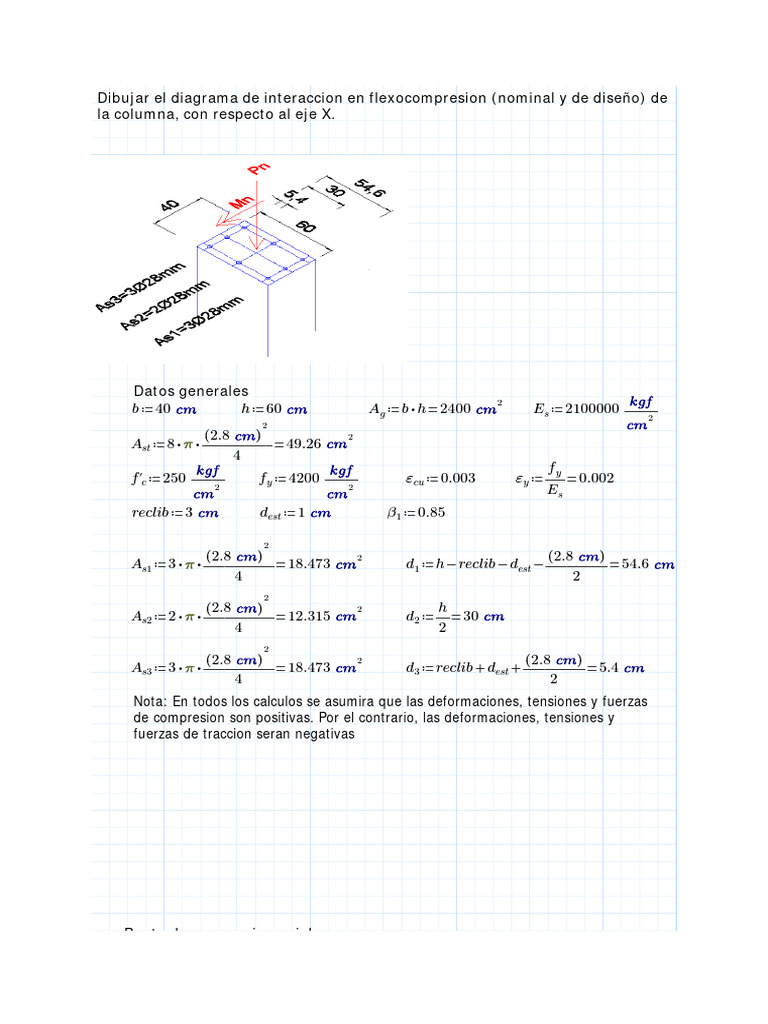 ejercicio verificacion columna 1 | PDF | Tecnología de vehículos | Ingeniería mecánica