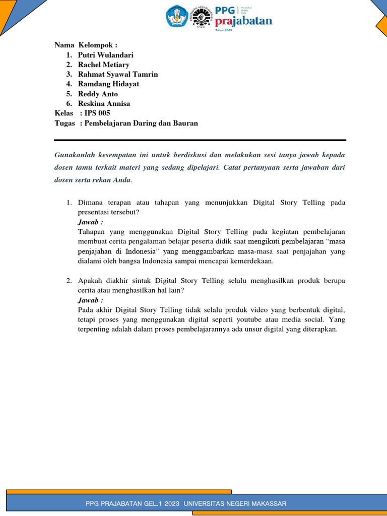 Elaborasi Pemahaman - S1 - PPDB | PDF | Karier & Perkembangan