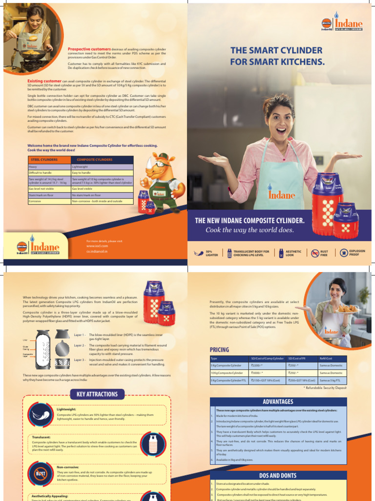 Indane Composite Cylinder Overview | PDF | Composite Material ...