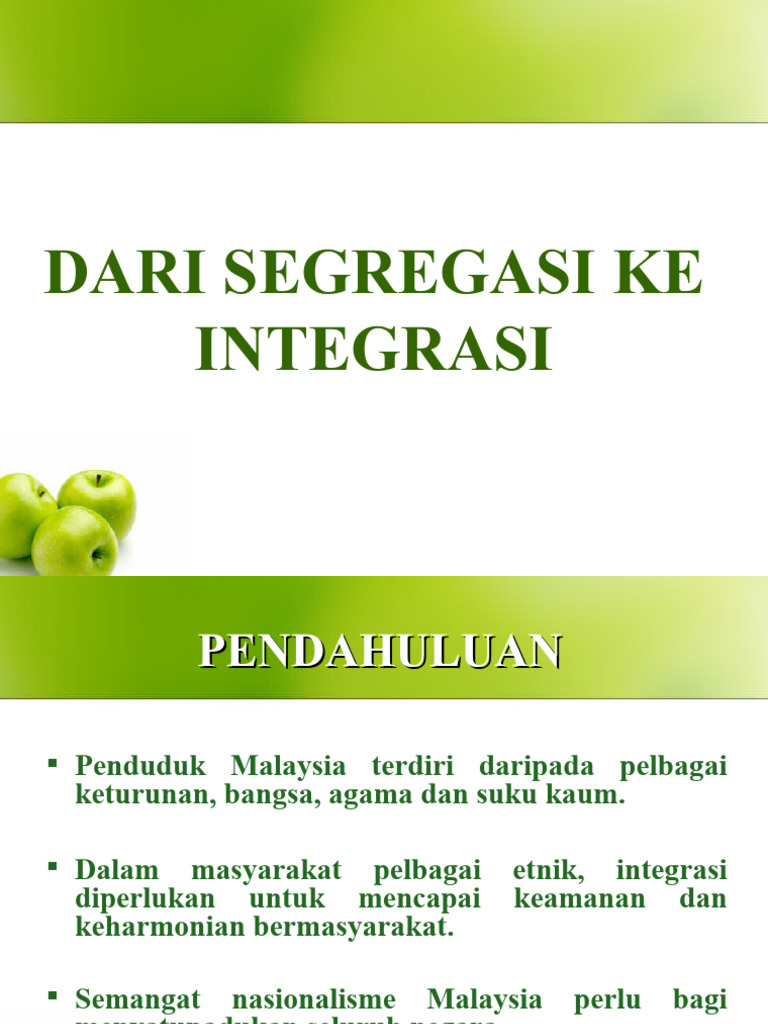 Bab 7 - Dari Segregasi Ke Integrasi | PDF
