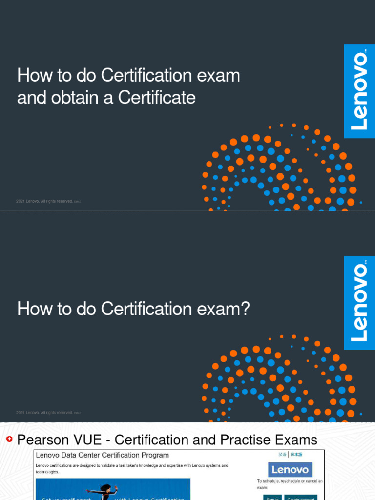 How To Do Certification Exam and Obtain A Certificate | PDF | Login ...