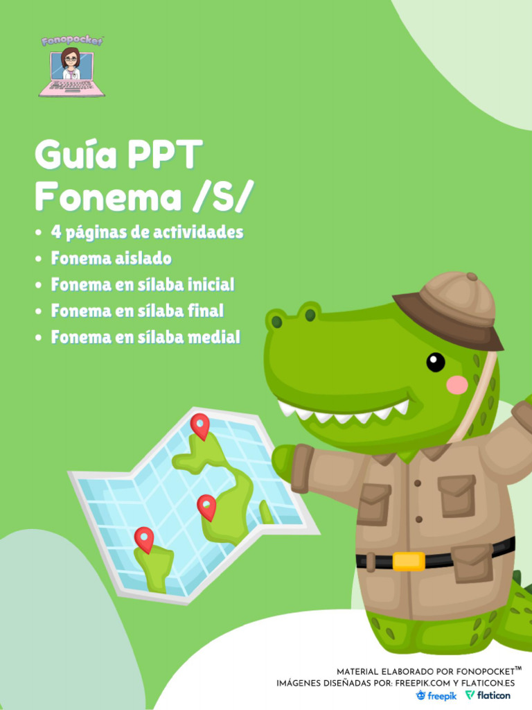 Guia PPT Fonema S | PDF | Cocina | Fonética