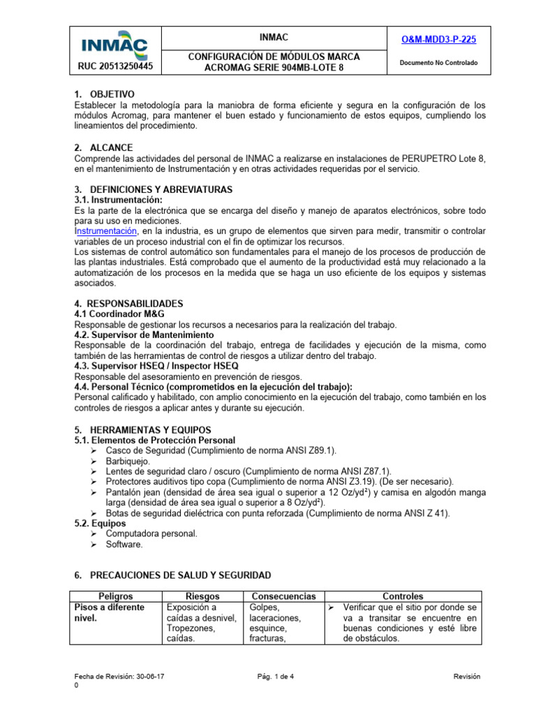 O&m-Mdd3-P-225 Configuración de Módulos Marca Acromag Serie 904MB | PDF | Herramientas