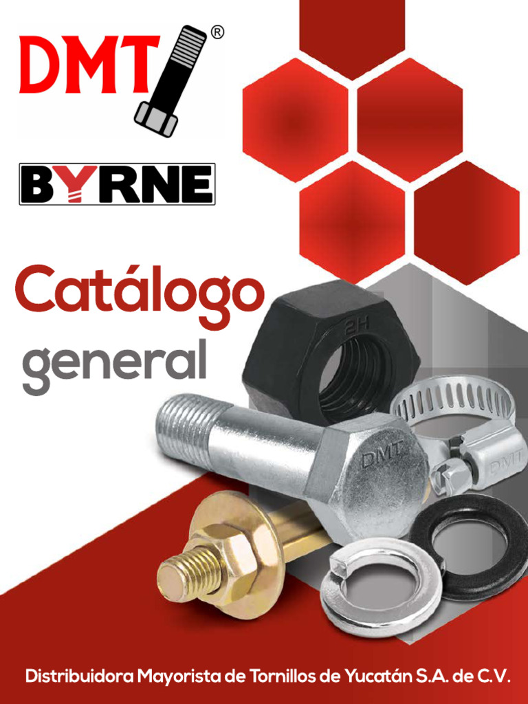 Catalogo General DMT AGOSTO 2022 v4 | PDF | Tornillo | Metalurgia