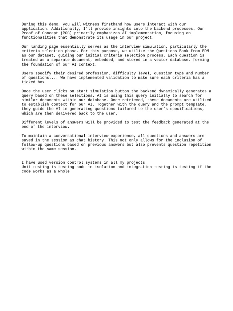 Final Review - Demo | PDF