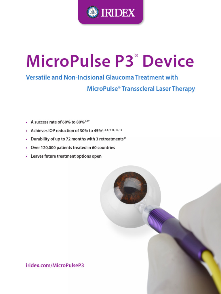 MicroPulse P3 Device Brochure-1 | PDF | Glaucoma | Medicine