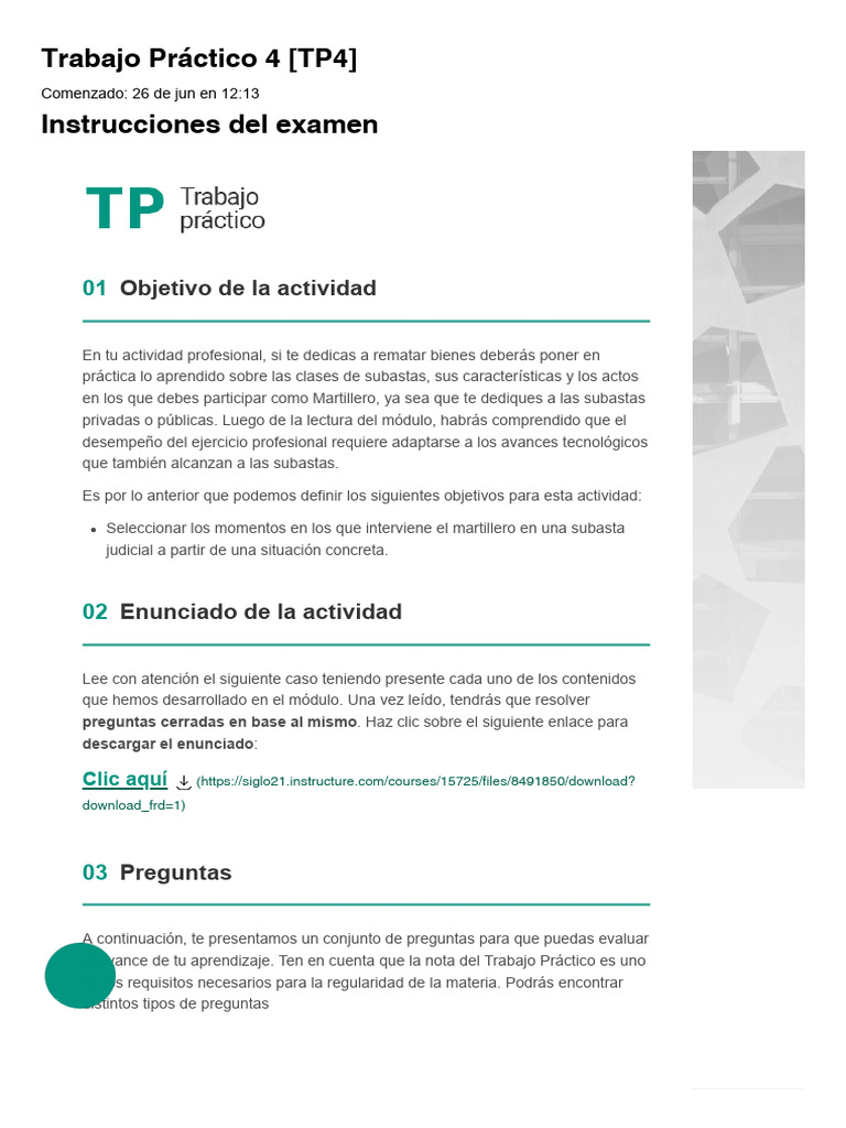 TP 4 90 - Informatica Juridica | PDF | Subasta