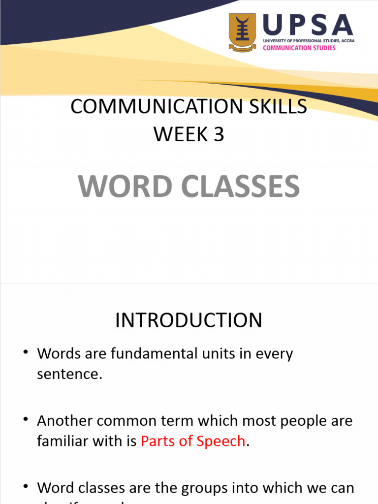Understanding Major Word Classes | PDF | Part Of Speech | Adverb