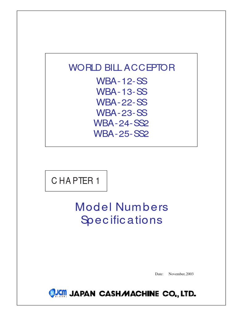 MNL WBA-SS RevE | PDF | Power Supply | Manual Transmission