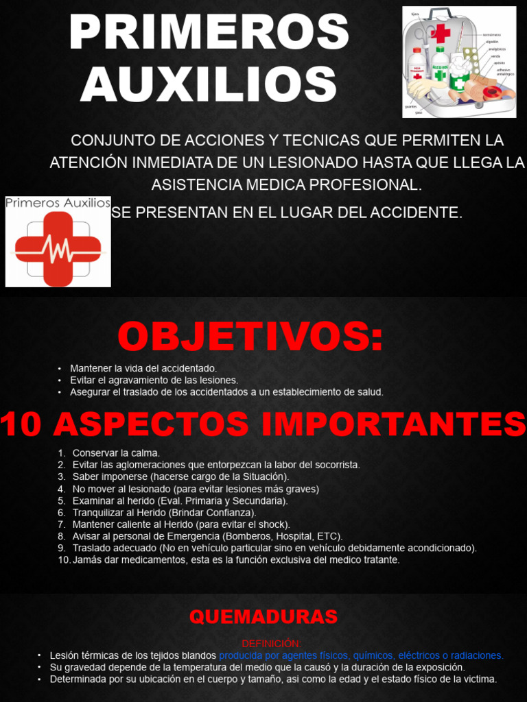 Primeros Auxilios 3 | PDF | Herida | Hueso