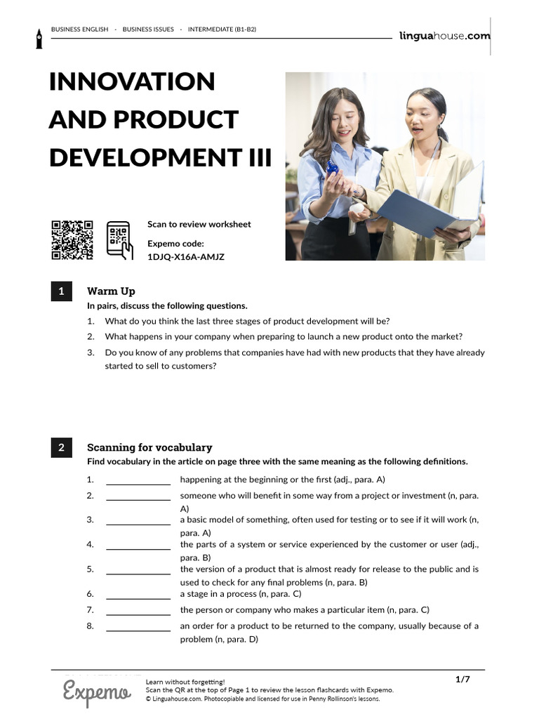 Innovation in Product Development | PDF