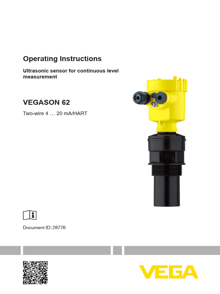 EN VEGASON 62 4 ... 20 Ma HART Two Wire | PDF | Instrumentation | Safety