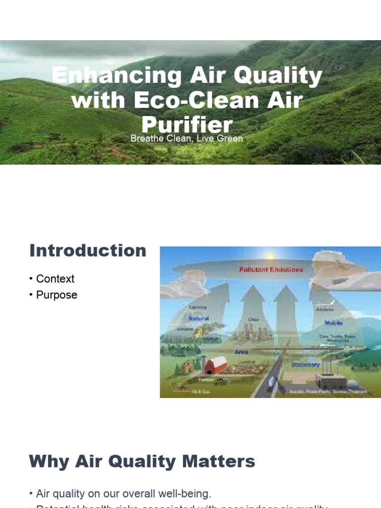 Eco-Clean Air Purifier: Breathe Better | PDF