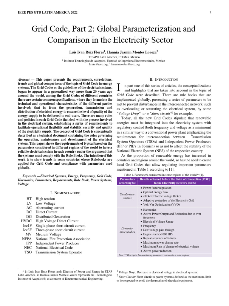 Grid Code Part 2 - in English 2022 v01 | PDF | Electric Power ...