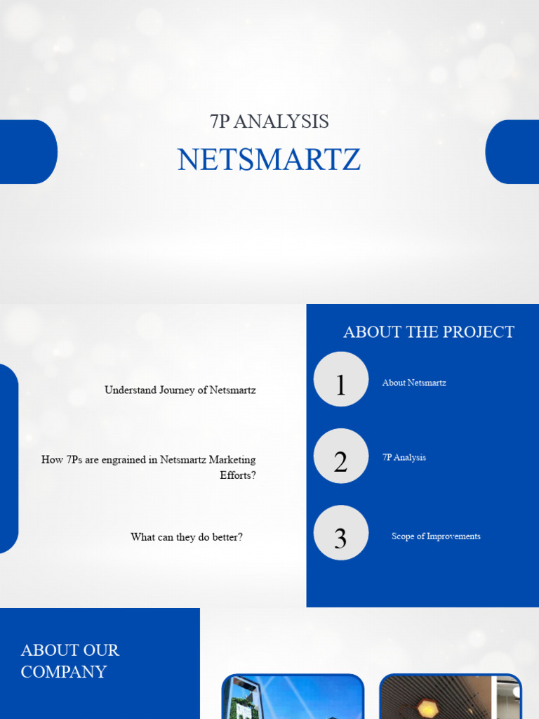 7P Analysis of Netsmartz | PDF | Business Economics | Economies
