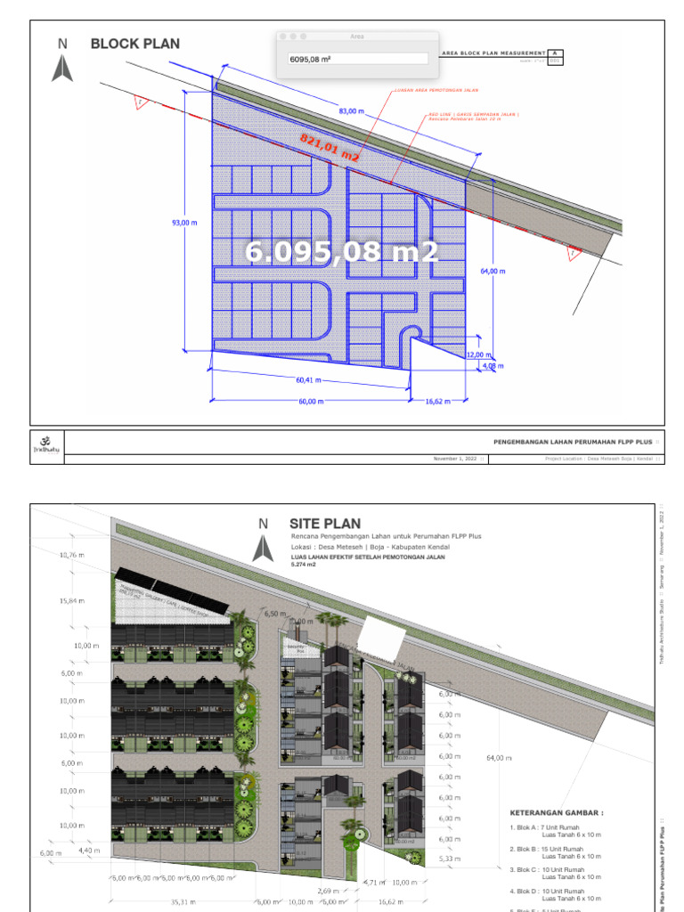 Rencana Perumahan FLPP Plus Meteseh | PDF
