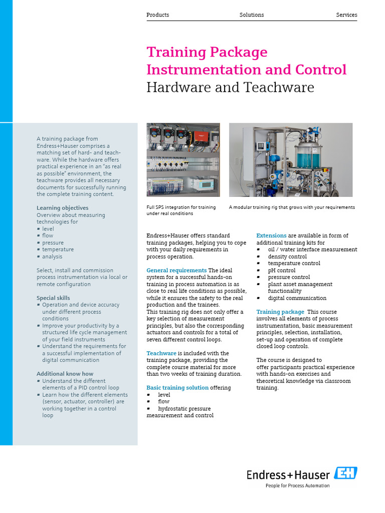 Comprehensive Process Instrumentation Training | PDF | Instrumentation ...