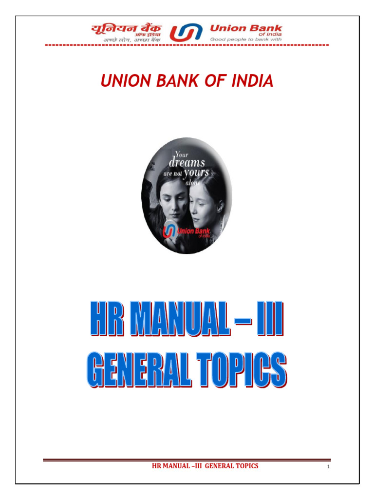 HR Manual III General | PDF | Recruitment | Human Resources