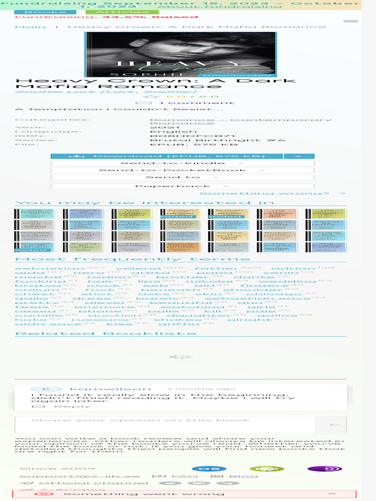 Heavy Crown A Dark Mafia Romance Sophie Lark (Lark, Sophie) Download On ...