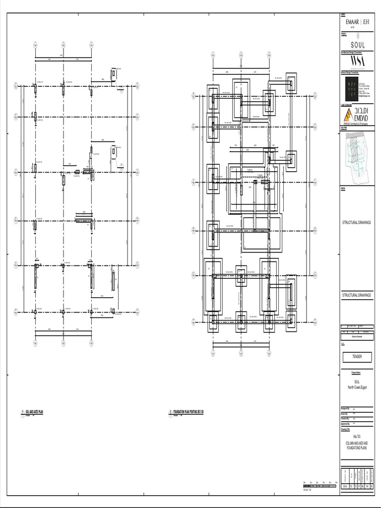Structural Drawings | PDF